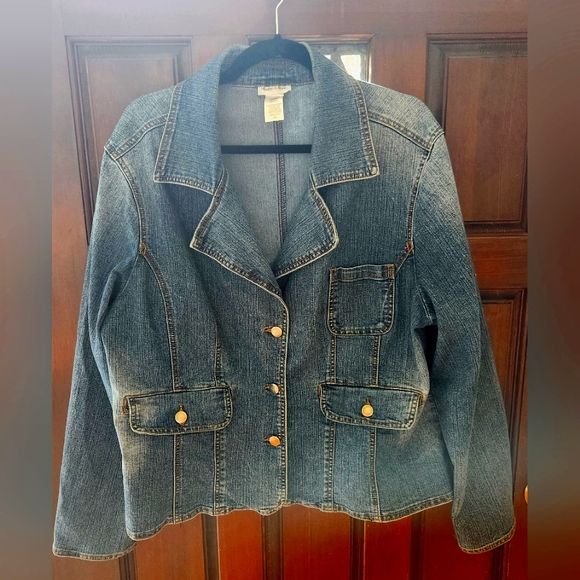 Monroe & Main | Jackets & Coats | Monroe Main Jean Jacket Sz X | Poshmark